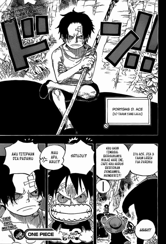 One Piece Chapter 582 : Luffy dan Ace - Baca Komik Manga Naruto,One ...